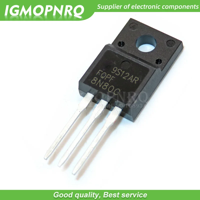 10PCS-FQPF8N80C-8N80C-FQPF5N65C-FQPF6N80C-5N65C-6N80C-TO-220F-field ...