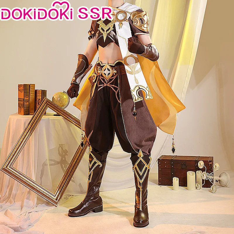 Pre-sale Dokidoki-ssr Game Genshin Impact Traveler Aether Cosplay ...