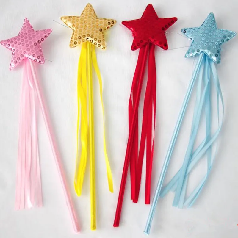 น่ารัก Love Heart Sequin Magic Wands เด็กหญิง Fairy Wand Sticks Party ...