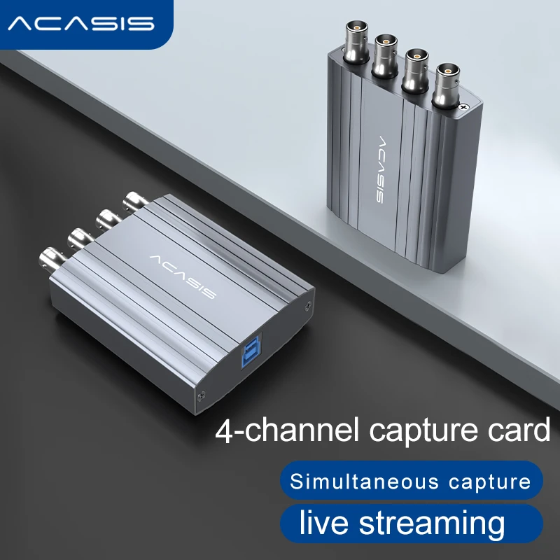 Acasis AHD 4 channel AHD to USB3.0 Capture Card 720p UVC AHD Video ...