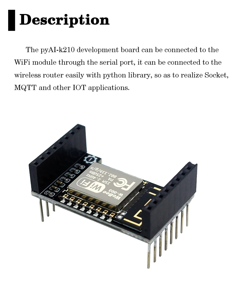 pyAI-K210용 와이파이 모듈 [K210 WIFI-ESP8266] / 디바이스마트