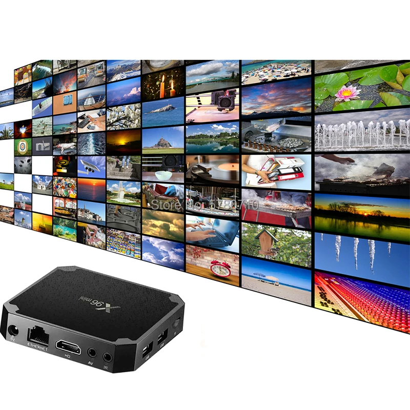 QHD mitv samrt android iptv box only xxx 12 meses x96 mini tv box only ...