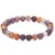 Fashion Natural Stone Pink Angelite Beads Bracelet 8mm Sunstone Beaded ...