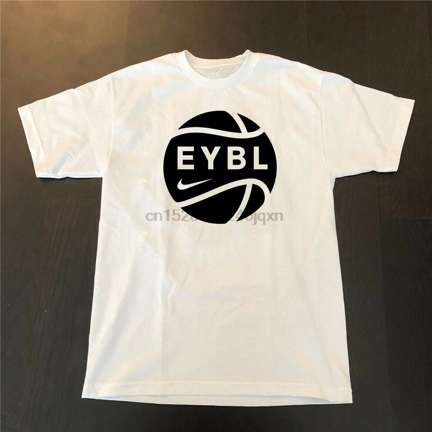 2019 EYBL Peach Jam Basketball T Shirt Short Sleeve White Custom Print ...