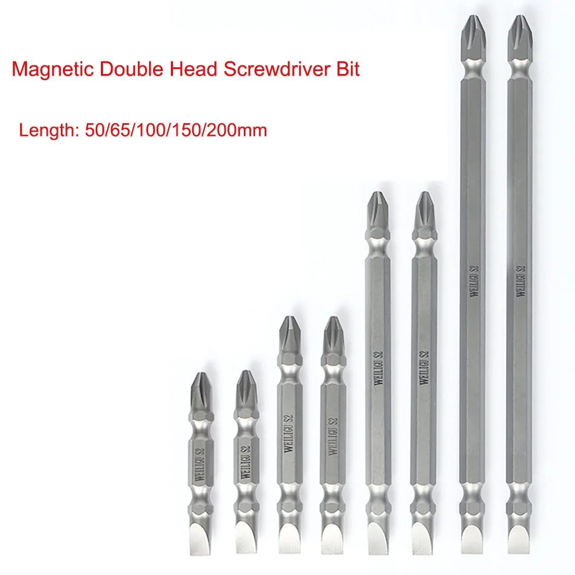 1pcs Double Head Screwdriver Bit Magnetic Ph2 Philips Cross And 6mm ...