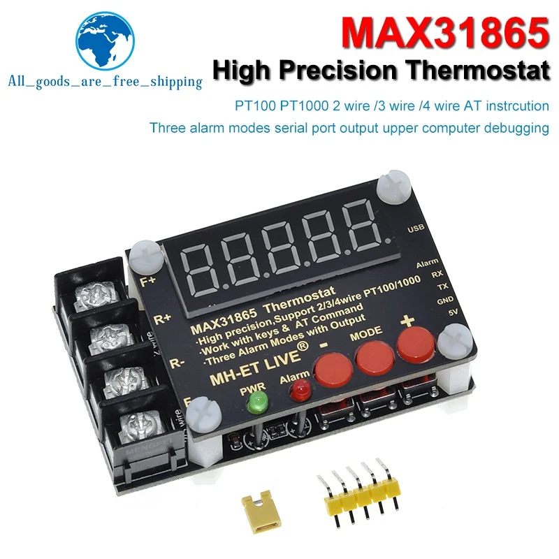TZT-MAX31865-high-precision-isolated-temperature-collector-module-PT100 ...