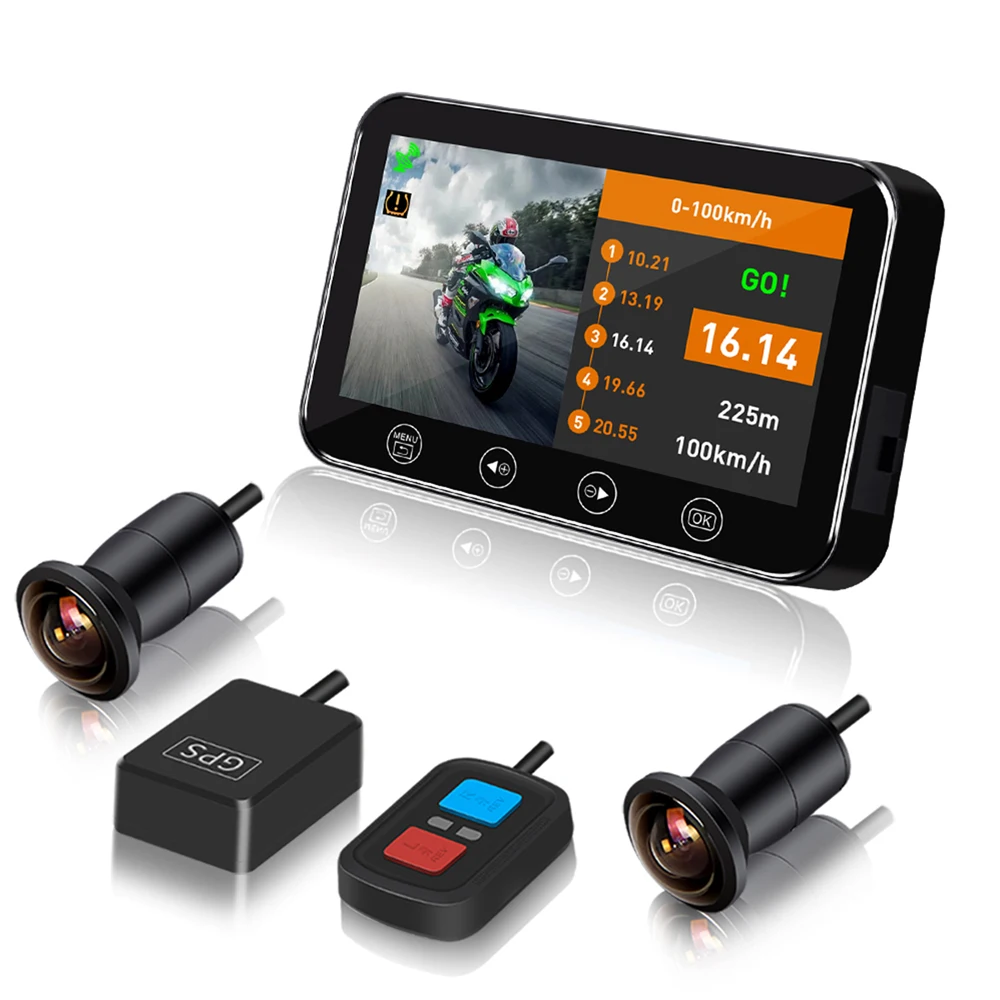 VSYS-F4-5-Motorcycle-DVR-with-Smart-Gauge-TPMS-Voltmeter-Odometer-Dual ...