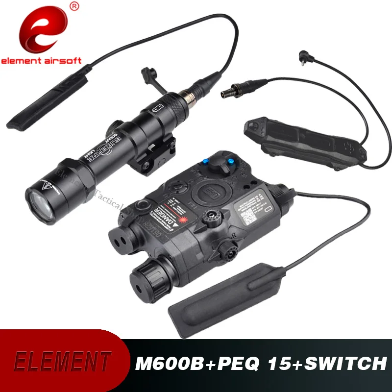Element Airsoft An/peq 15 Tactical Flashlight Hunting Light Surefir ...