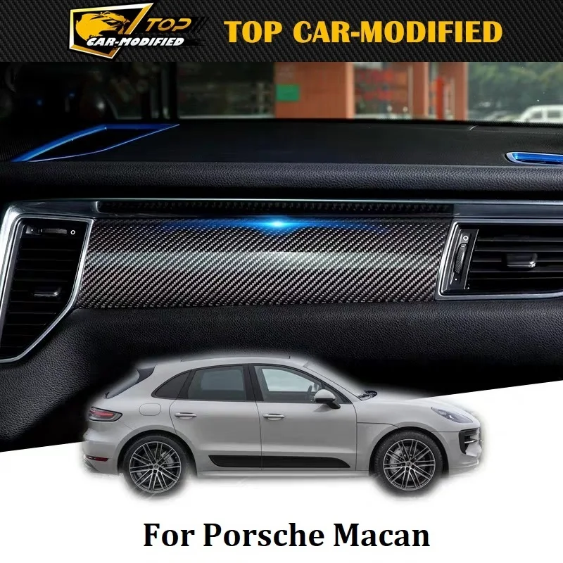For Porsche Macan 100% Dry Carbon Fiber Automotive Interior Sticker ...