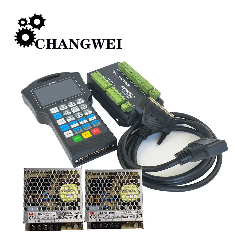 Cnc-controller-handwheel-500Khz-motion-g-code-with-driver-DM500-3-4 ...