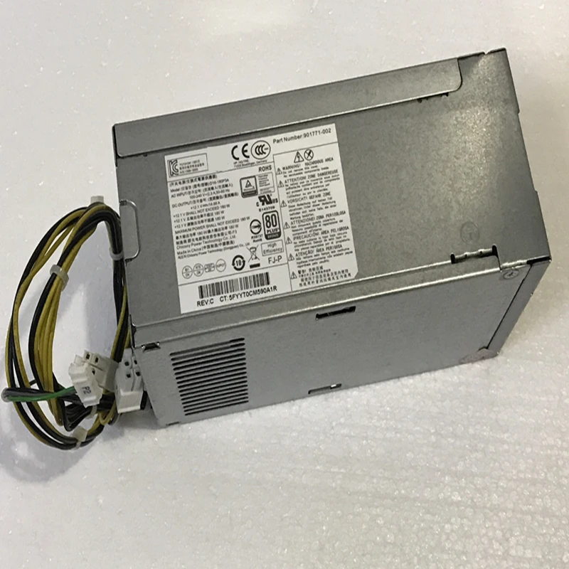 PSU For HP 600 800 G3 G4 4Pin 180W Power Supply 901771-002 901772-003 D16-180P3A D16-180P2A ...