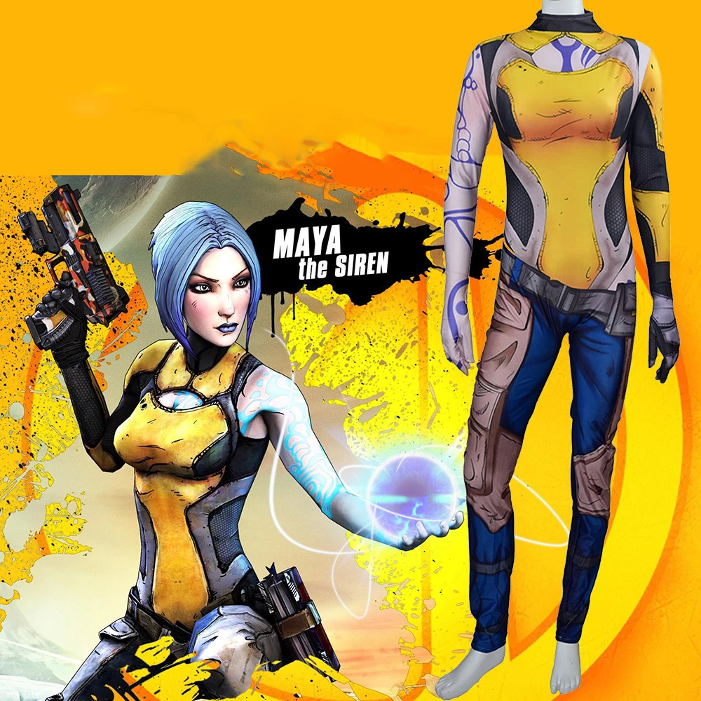 Game Borderlands 3 Cosplay Costume Female Sexy Jumpsuit New Fashion ...