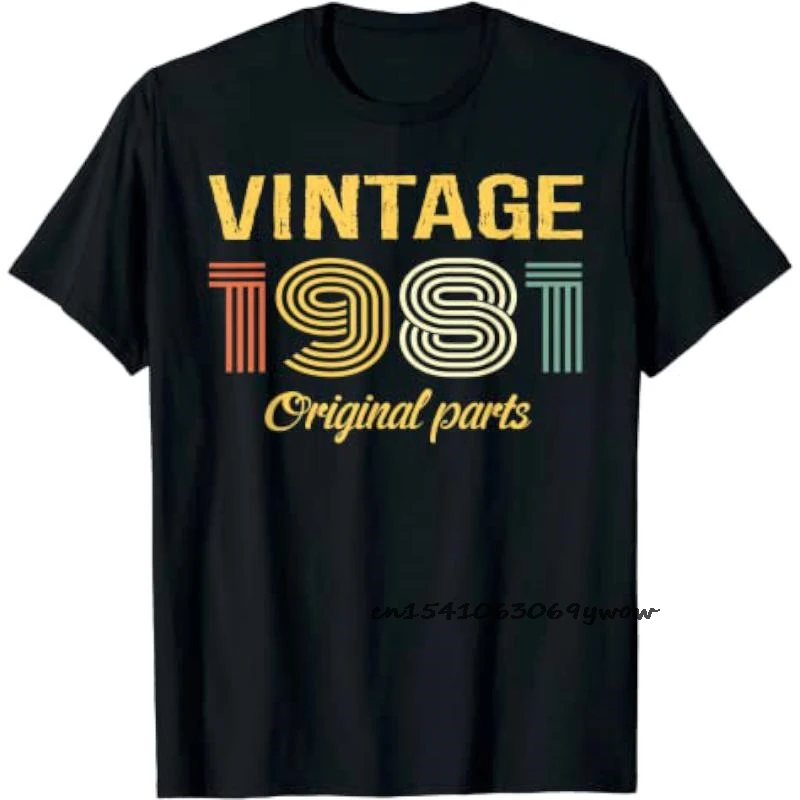 1981-1971-Vintage-T-Shirt-for-Men-Retro-40th-Birthday-Print-Graphic-Men ...