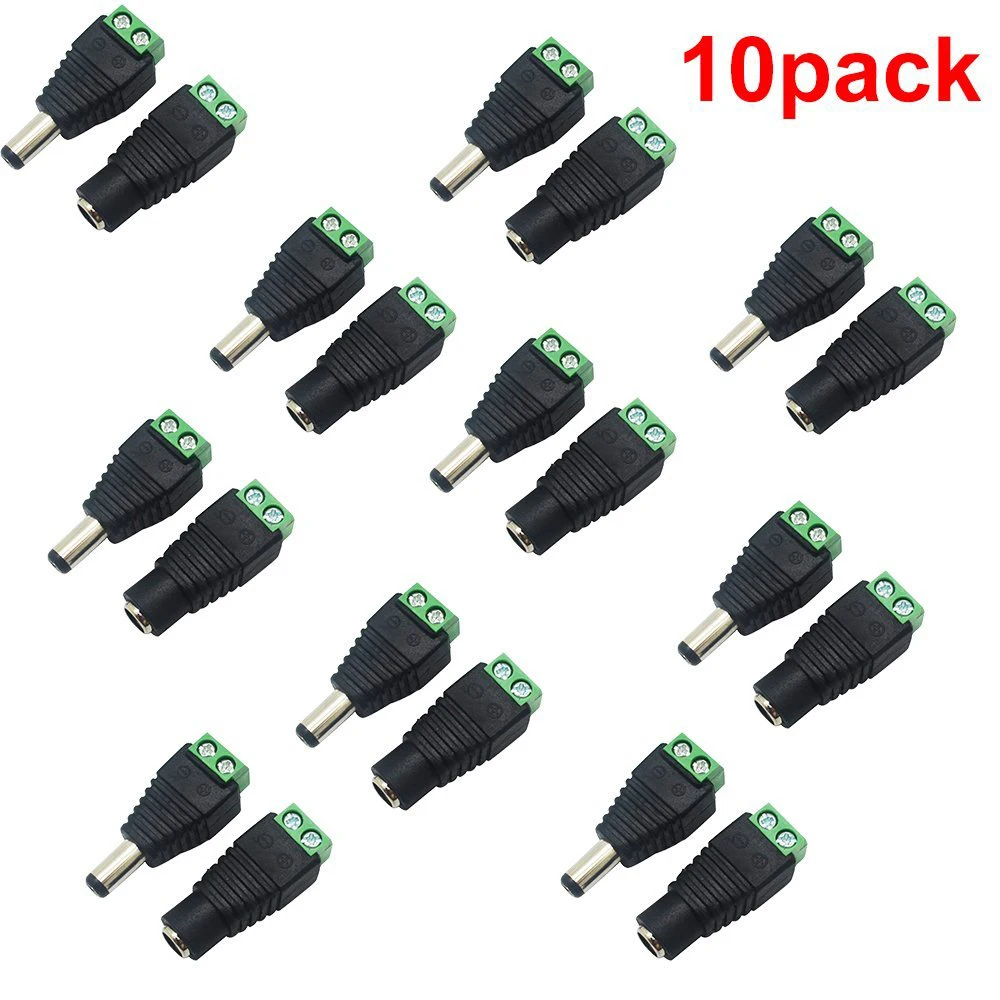 12V-5-5mm-x-2-1mm-Female-Male-Connector-DC-Power-Plug-Adapter-For-5050 ...