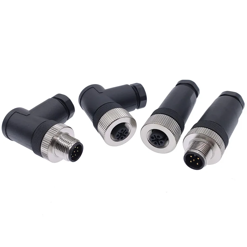 Conector-de-Sensor-M12-impermeable-ngulo-recto-macho-hembra-tornillo ...