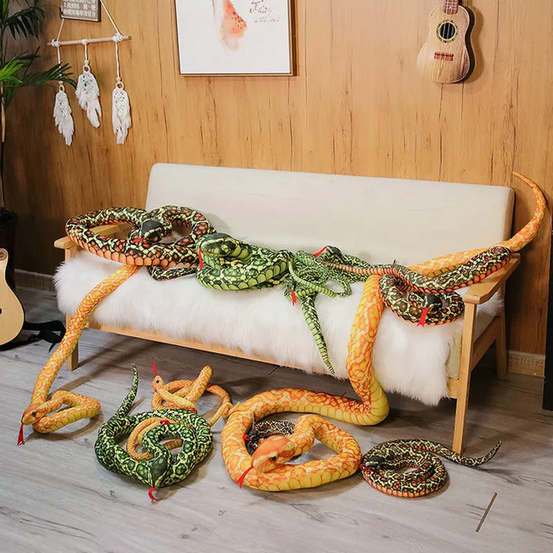 300cm-Fake-Simulated-Snakes-Plush-Toy-Giant-Cobra-Long-Stuffed-Python ...