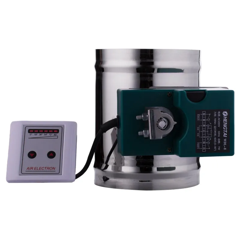 75-150mm Ac220v 16nm Air Damper Damper Motorizado Elétrico Da Válvula ...