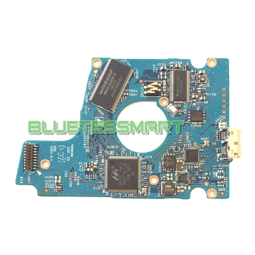 USB 3.0 Mobile Hard Disk PCB Board G003250A for Toshiba MQ01UBD100 ...