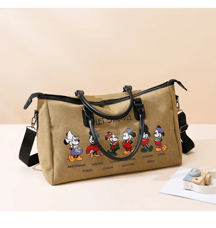Disney Mickey Fashion Cartoon Mouse Canvas Bag - KawaiiMerch.com