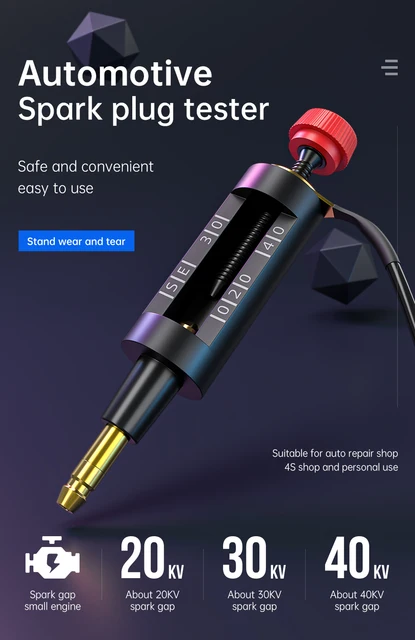 Adjustable High Energy Ignition Spark Plug Tester Pick Up Coil ...