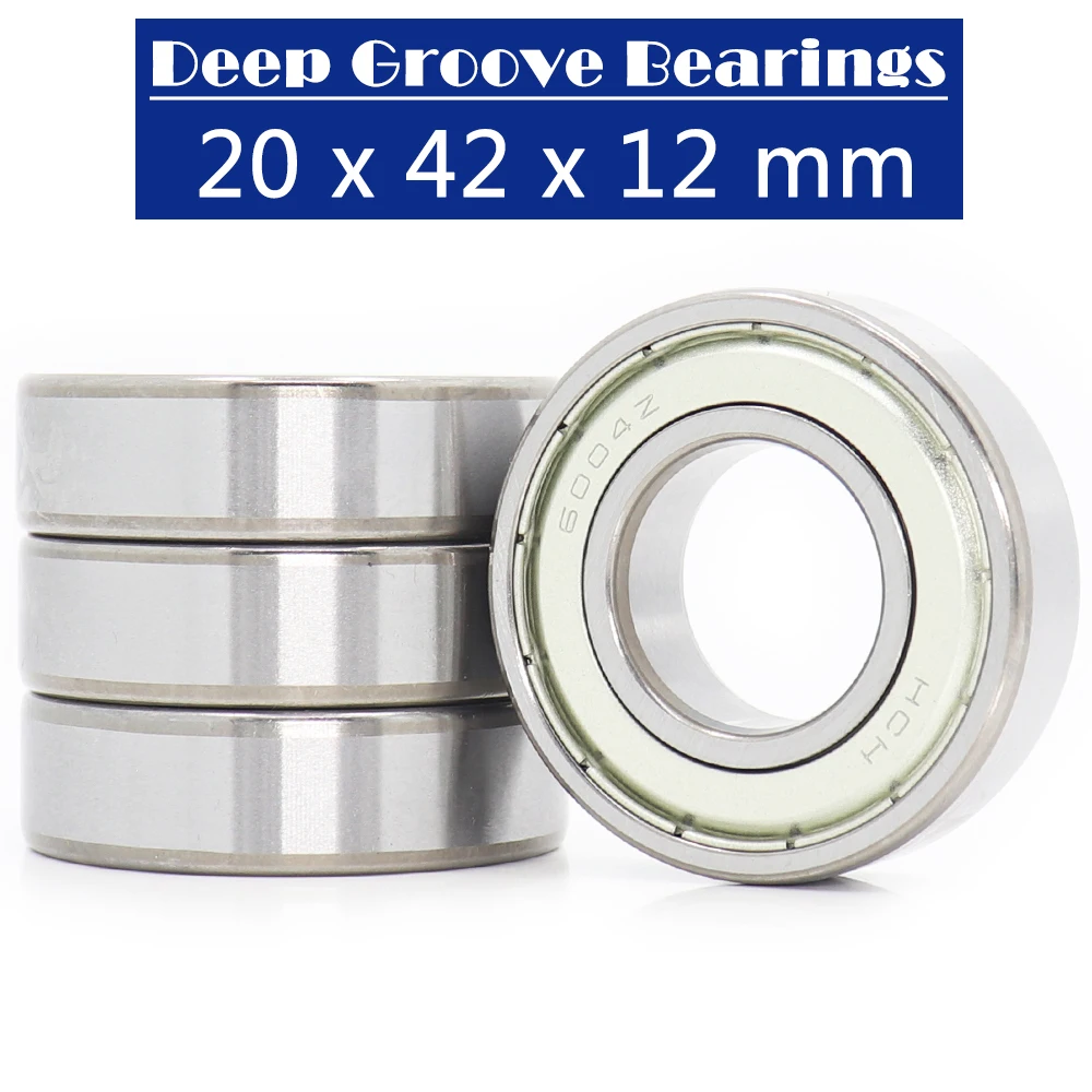 6004ZZ-Bearing-20-42-12-mm-4-PCS-For-Electric-Power-Tools-Deep-Groove ...