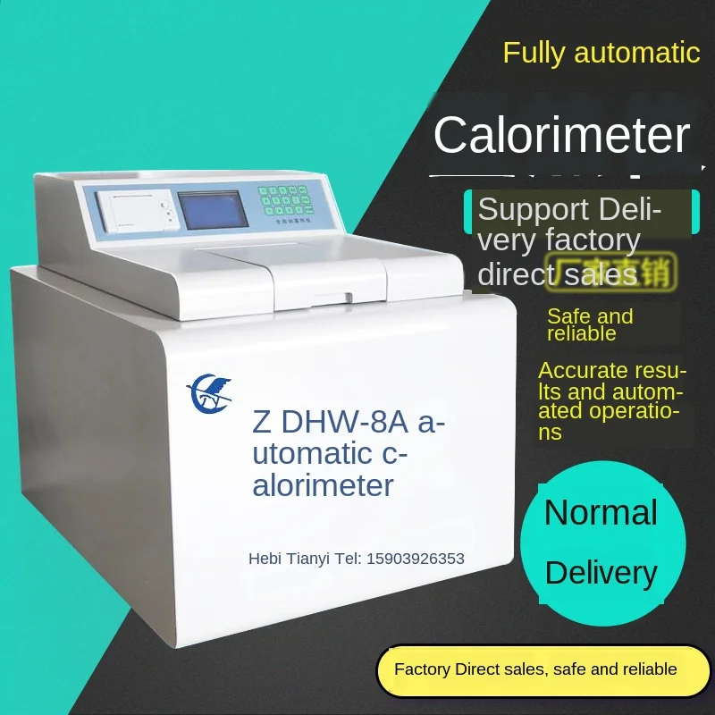 Fully automatic touch coa alorific calorific value detection instrument ...
