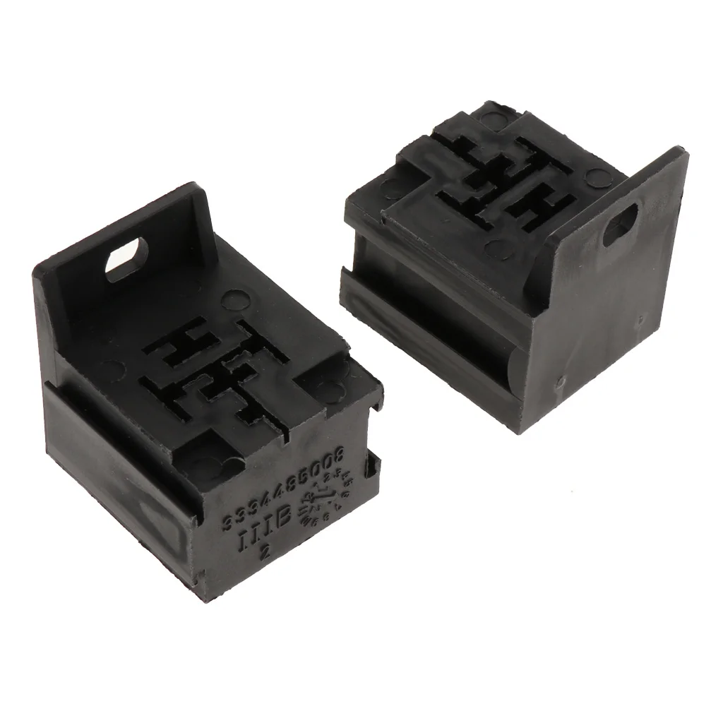 2 x Premium Quality Relay Base Holder and Mount Kit for 5 Pin Relays ...