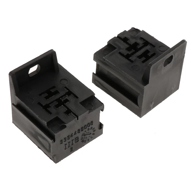 2 x Premium Quality Relay Base Holder and Mount Kit for 5 Pin Relays ...