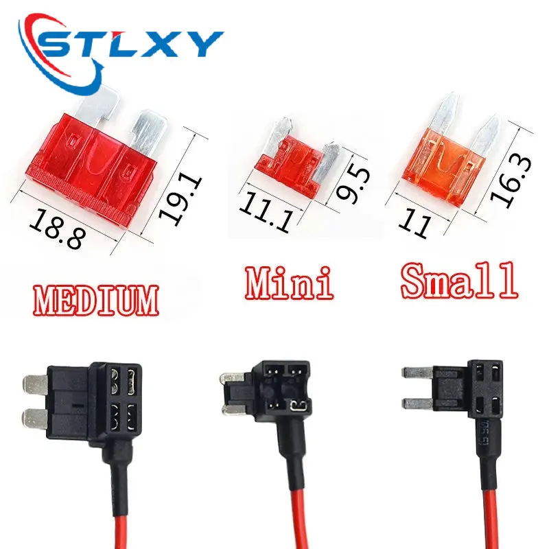 12V-MINI-SMALL-MEDIUM-Size-Car-Fuse-Holder-Add-a-circuit-TAP-Adapter ...