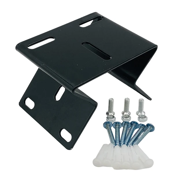 Black/White 90 Degree Right-Angle Surveillance CCTV Camera Stand Wall ...