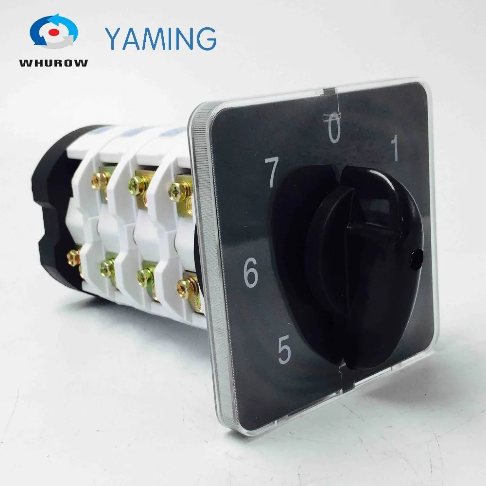 7-Position-Rotary-Changeover-Switch-Four-Poles-75A-Universal-Cam-Manual ...