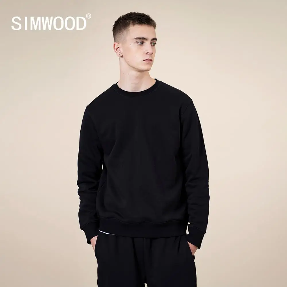 SIMWOOD-Athletic-Men-s-Pullover-Fleece-Hoodie-390g-Thick-Fabric-2023 ...