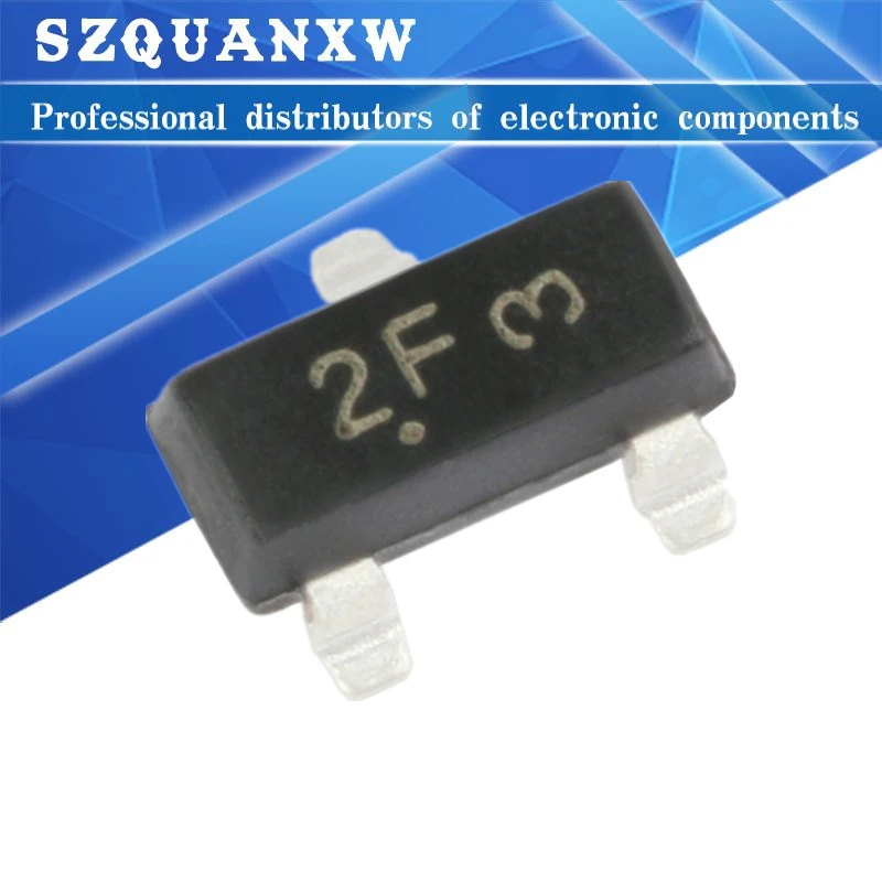 100-MMBT2907ALT1G-MMBT2907A-MMBT2907-2N2907-2F-SOT-23-0-8A-60V-SMD ...