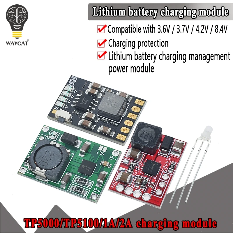 Tp5100 Charging Management Power Supply Module Board Tp5000 1a 2a ...