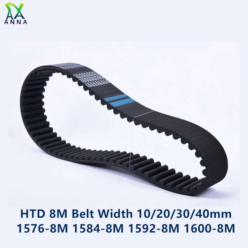HTD 8M synchronous Timing belt C=1576/1584/1592/1600 width 10/20/30 ...