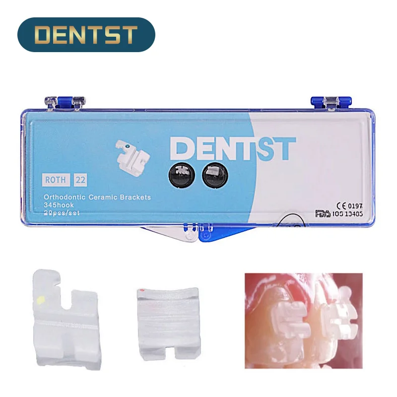 20pcs/set Dentistry Ortodoncista Brace Orthodontic Dental Ceramic ...