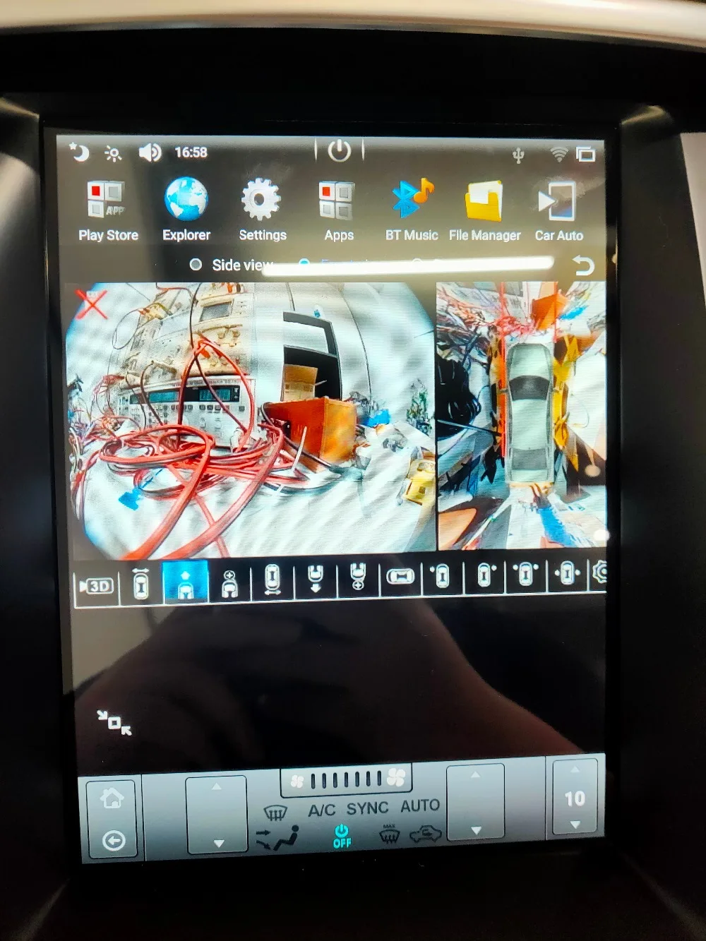 Universal 3D HD 360 car surround view monitoring system bird’s eye view ...