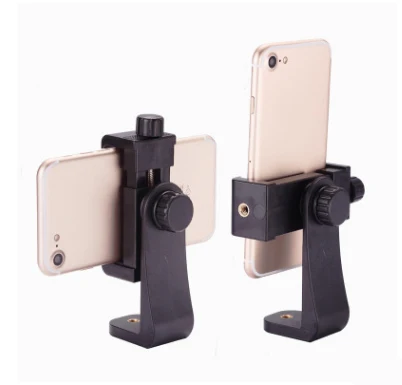Smartphone Clip Holder Vertical Bracket 360 Adapter Tripod Mount Cell ...