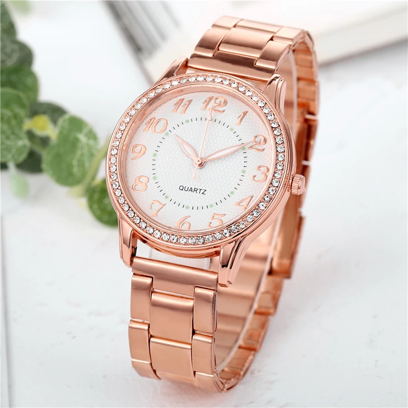 Fashion Women Watches Geneva Classic Women's Diamond Gold, 43% OFF