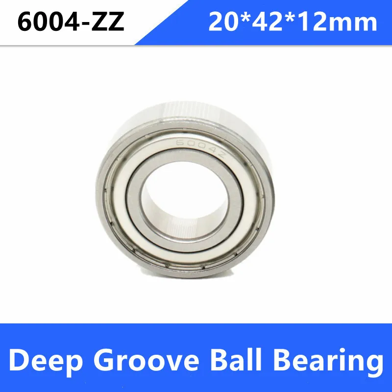 50 ชิ้น/ล็อต 20x42x12 มม.6004ZZ 6004Z 6004 Z ZZ 20 ...