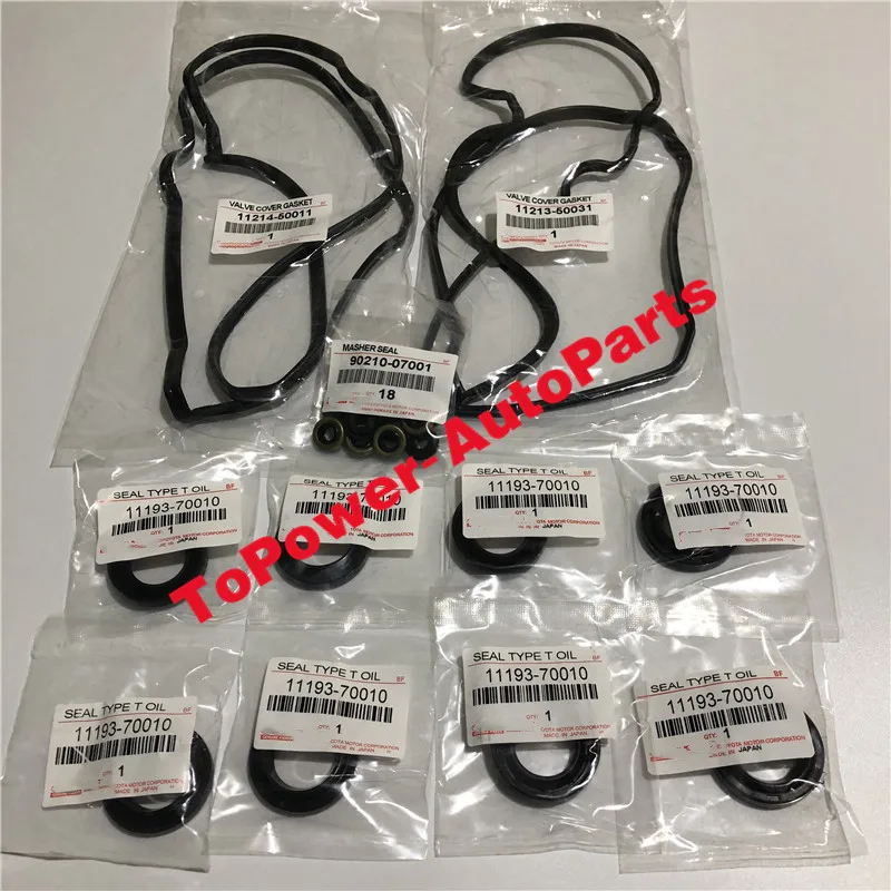 Valve Cover Gaskets & Spark Plug Tube Seals Set &Washer Seals 11213 ...