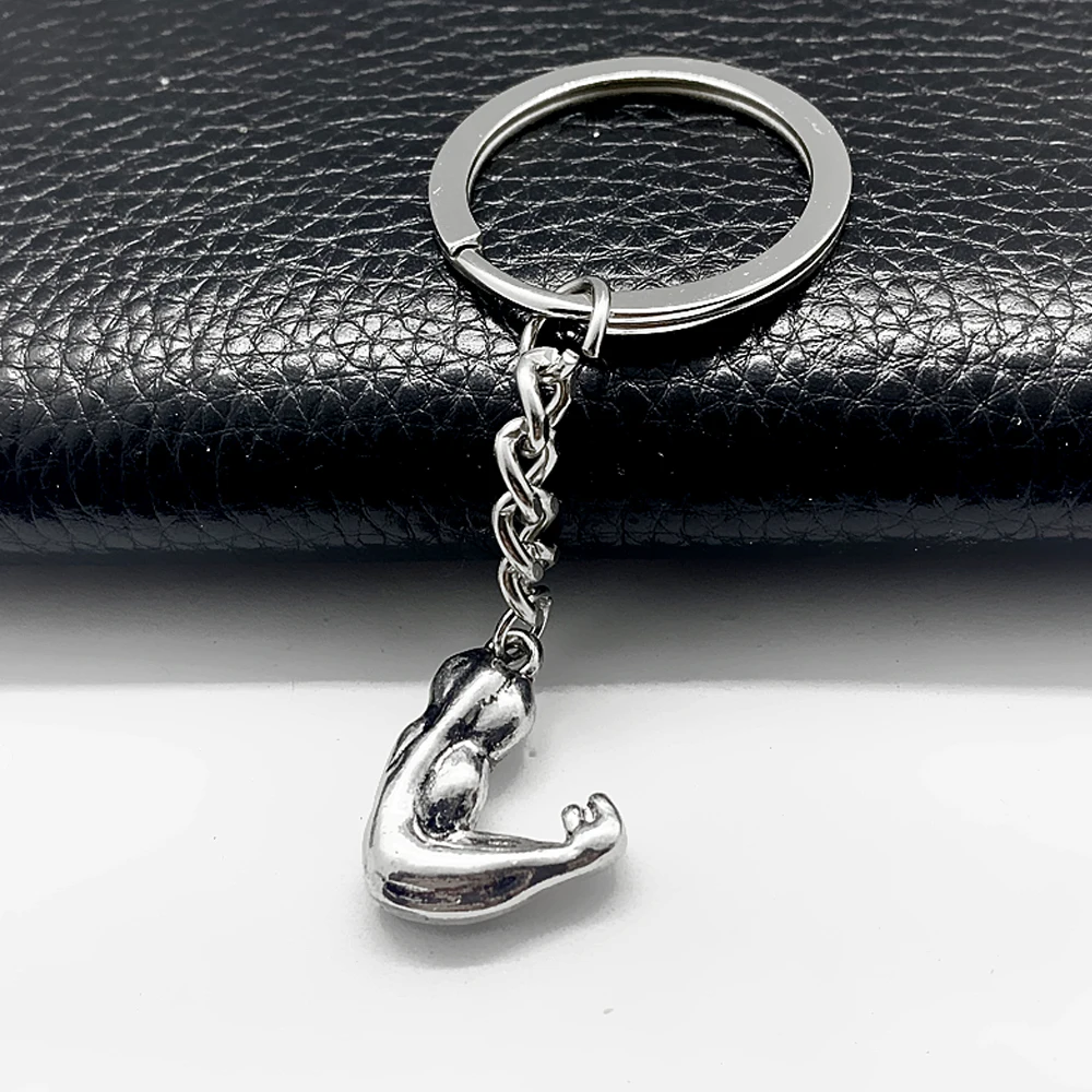 Exquisite-3D-Metal-Muscle-Arm-Pendant-Keychain-Strong-Power-Symbol ...