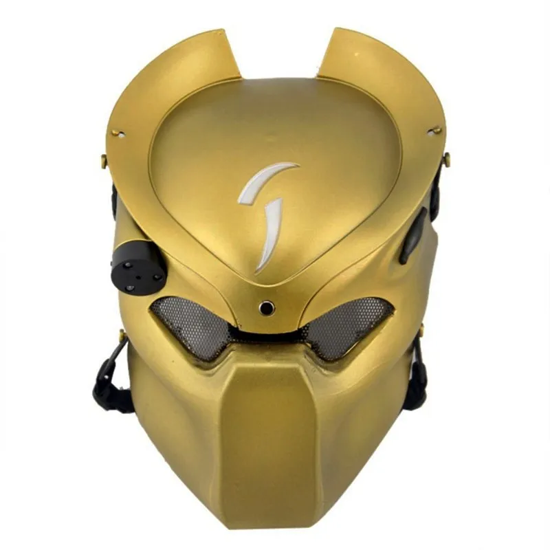 Alien VS Predator Lonely Wolf Skull Tactical Full Face Mask Airsoft ...