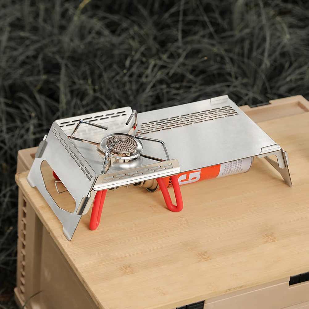 Outdoor Table Folding Camp Stove Stand Cooking Station Table Detachable ...