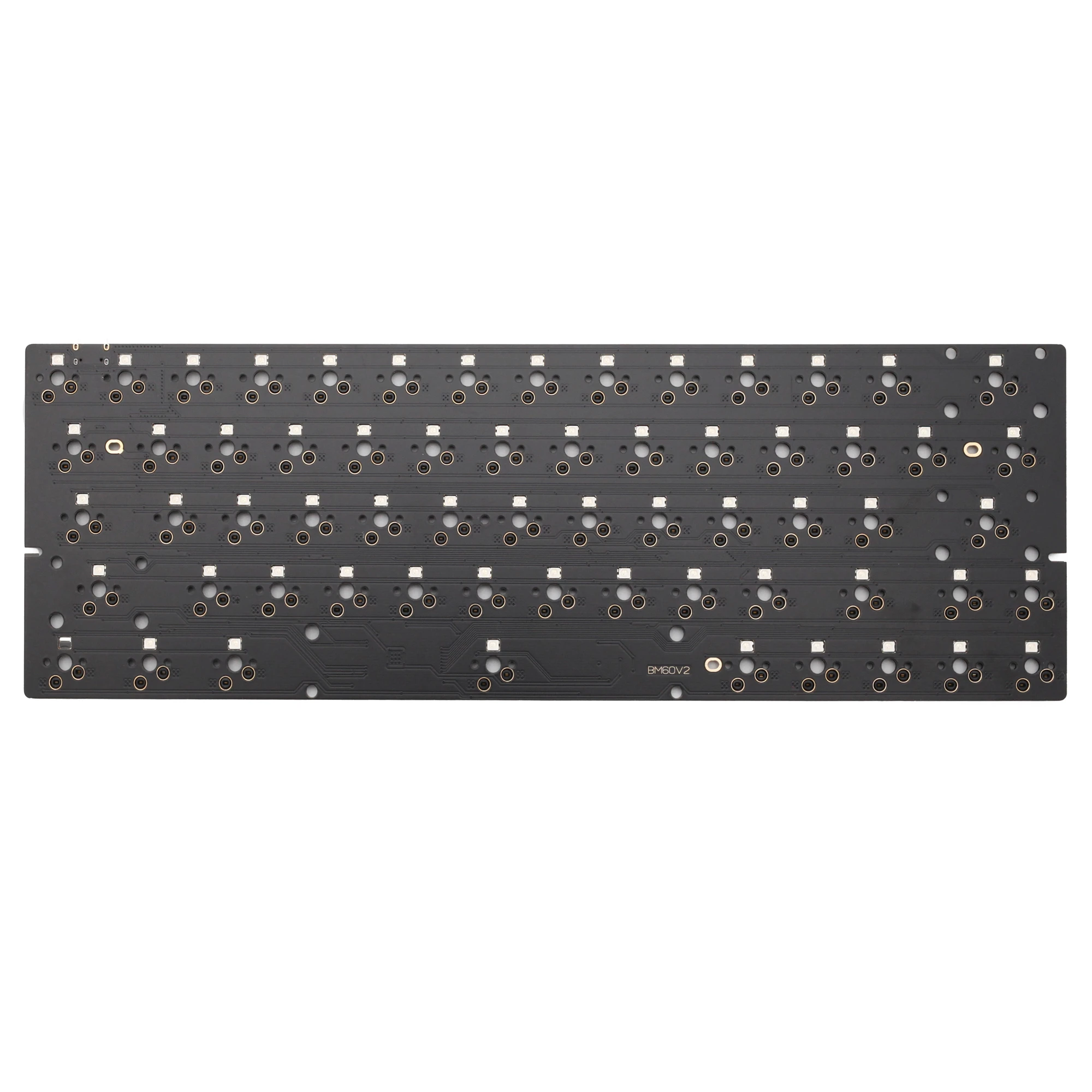 bm60rgb bm60 rgb 60% gh60 hot swappable Custom Mechanical Keyboard PCB ...