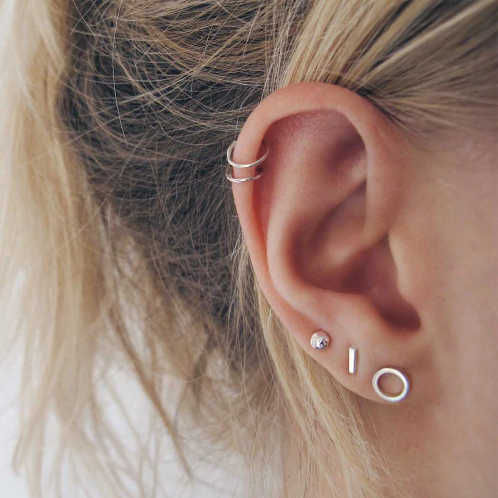 Stainless Steel Ear Cuff Clips | Earring Clips Stainless Steel - 2pcs ...