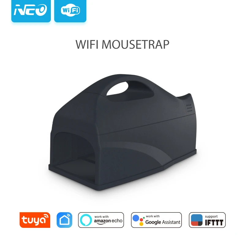 NEO NAS-MA01W WiFi Mousetrap Sensor Board Sticky Mice Glue Trap Rodent ...