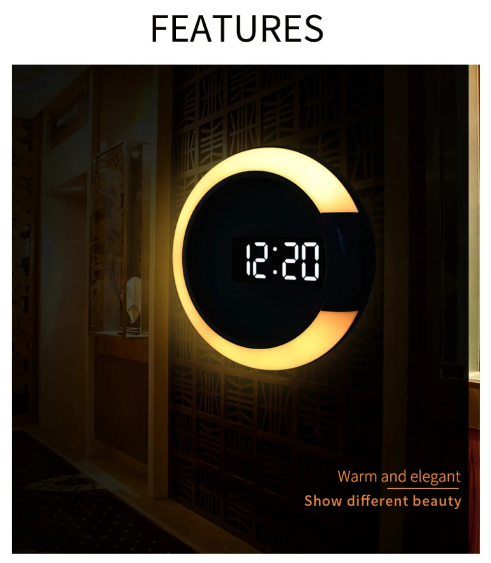 ecorative-Wall-Clock-Digital-For-Electronic-Clocks-Alarm-Mirror-Usb ...