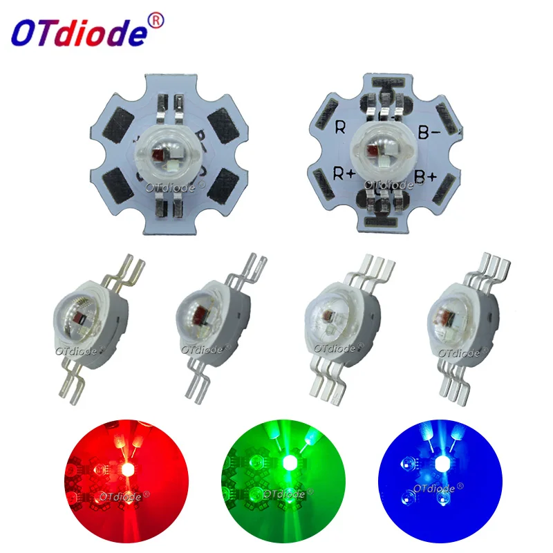 High-Power-9W-6pin-RGB-LED-Chip-Red-Green-Blue-LED-Epistar-45mil-LED ...