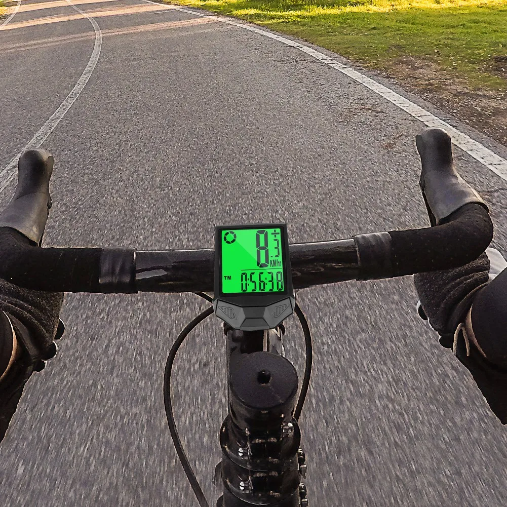 Compteur vélo,Vélo de Vitesse Sans Fil Étanche VTT Vélo avec ...